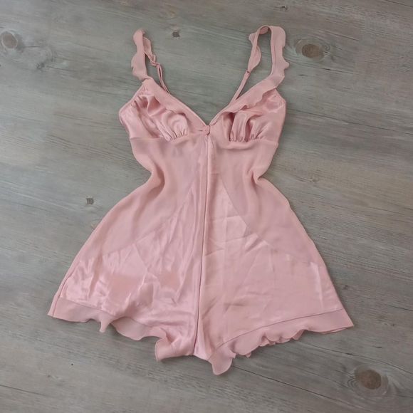 Victoria's Secret | Tops | Y2k Victorias Secret Baby Pink Rosette Sheer ...